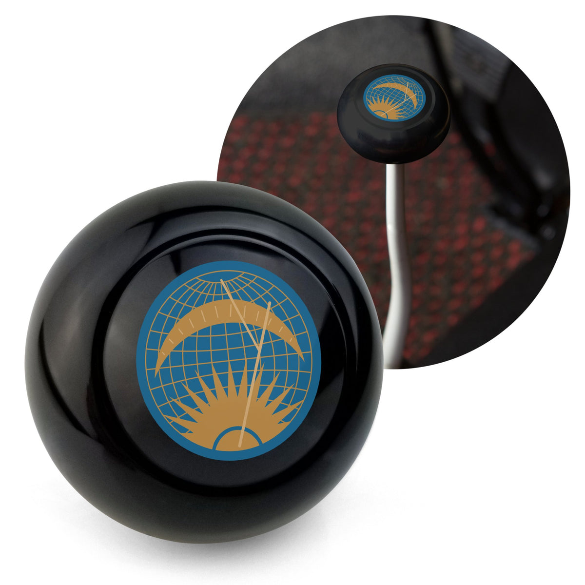 Sun & Moon Gear Shift Knob M12 M10 M7 VW Bus Beetle Ghia Thing Split O ...