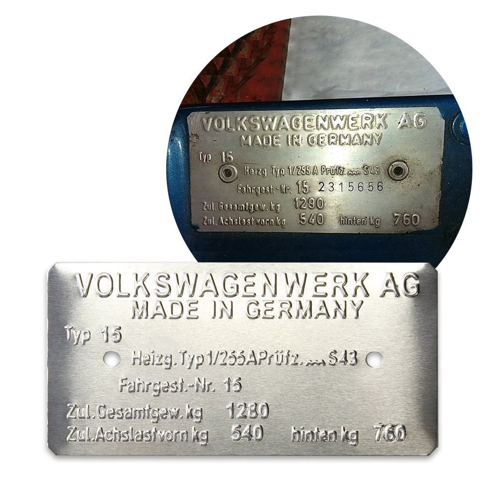 VIN & Data Plates – KaferLab